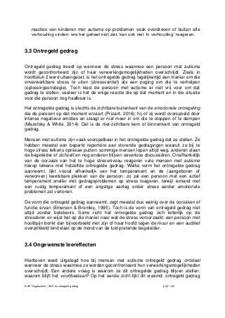 Ontregeld gedrag | PDF