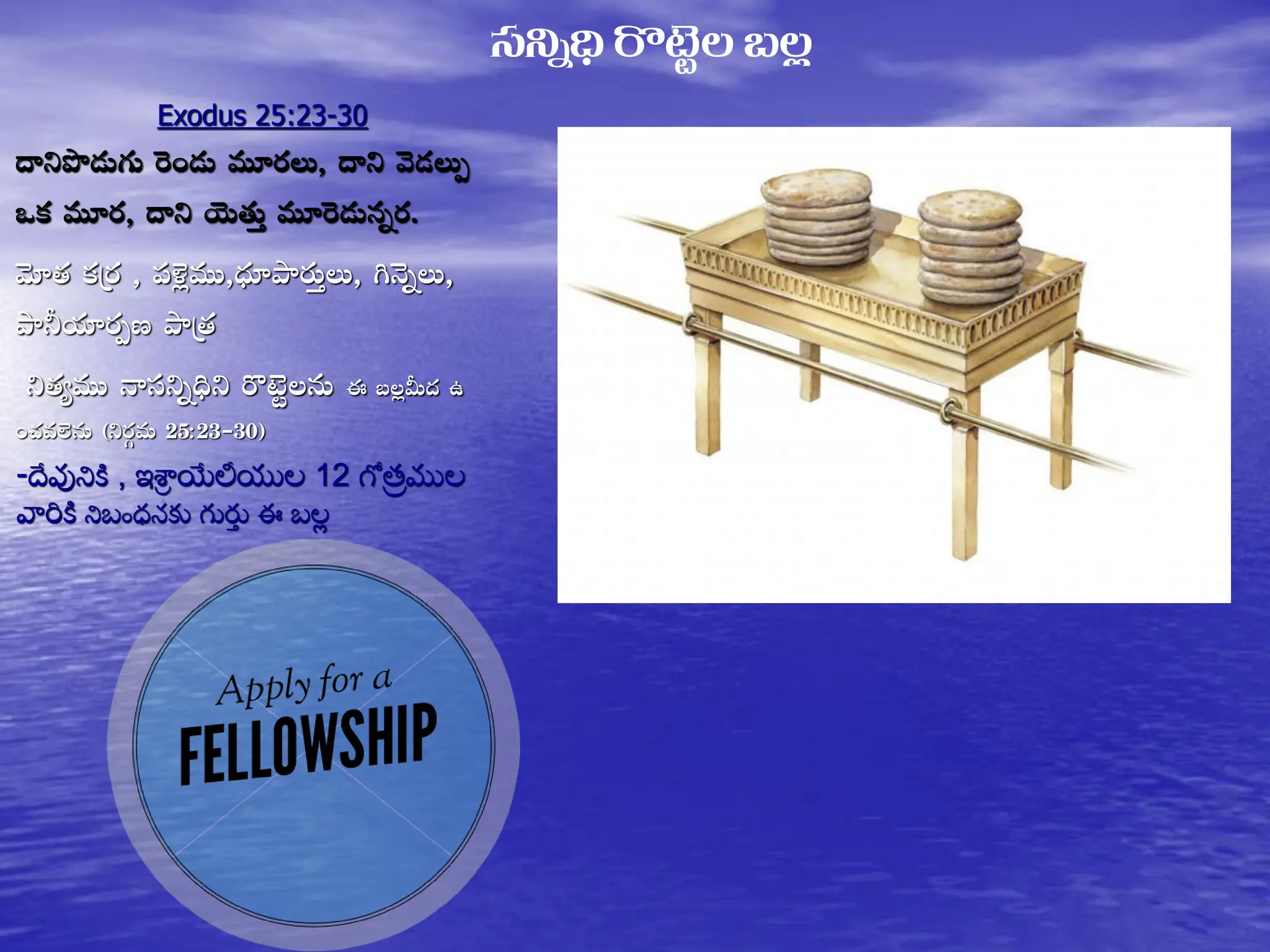సన్నిధి రొట్టెల బల్ల, తెరలు (curtain and the table of shewbread.pdf) | PPT