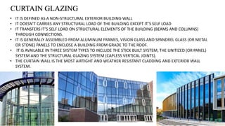 Curtain glazing presentation | PPTX