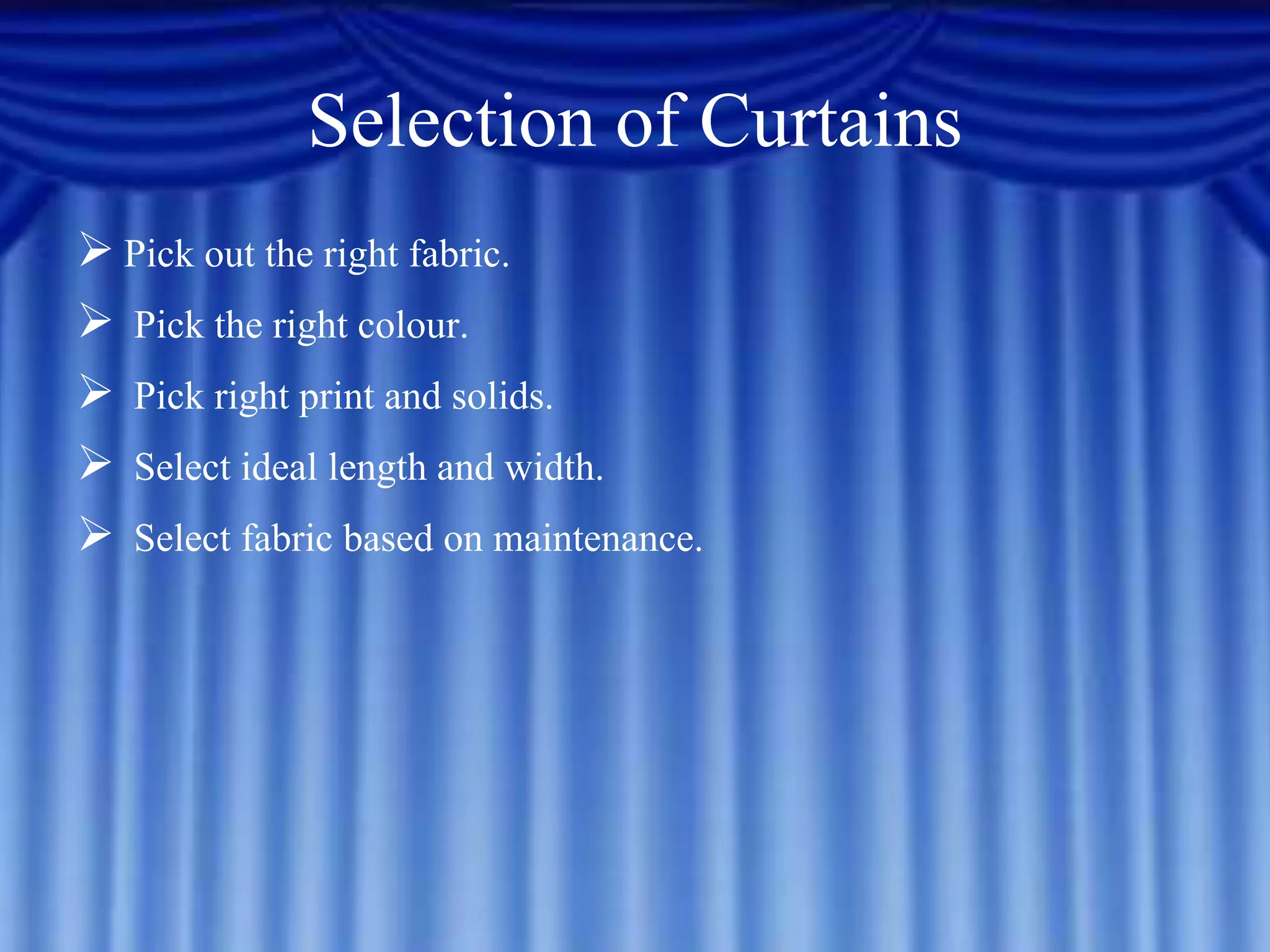 Curtains | PPTX