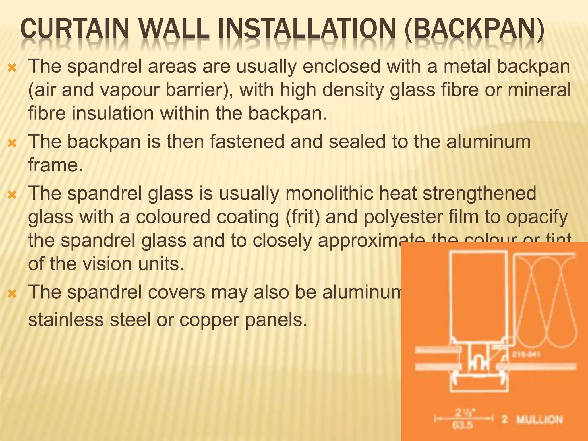 Curtain wall introduction & requirements | PPTX