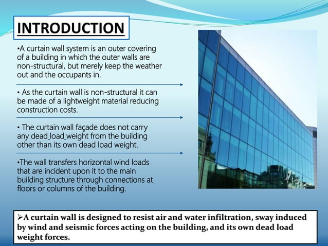 Curtain walls - Advanced structural systems | PPTX | Remodeling ...