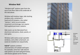 Curtain walls | PPTX