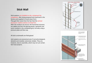 Curtain walls | PPTX