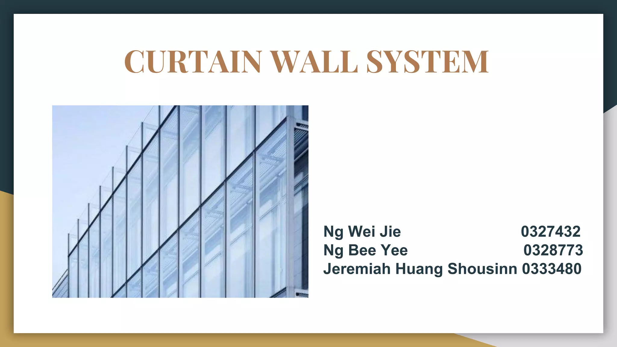 Curtain wall system | PDF