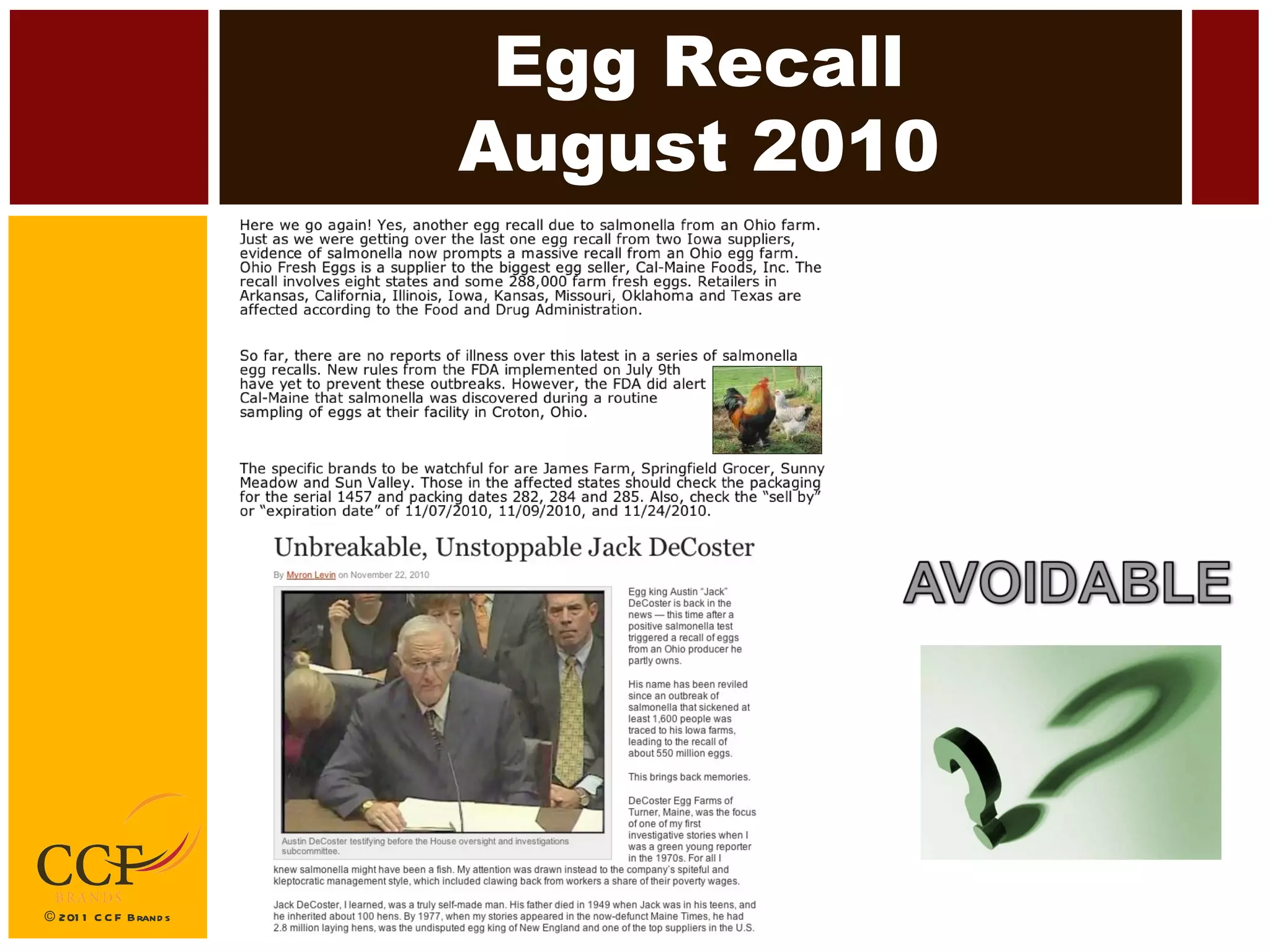 GFSI approved once, accepted everywhere | PPT