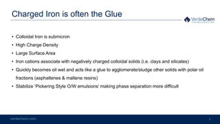 TREATING COLLOIDAL IRON & WAX IN WET SHALE GAS BRINE PRODUCTION | PPTX