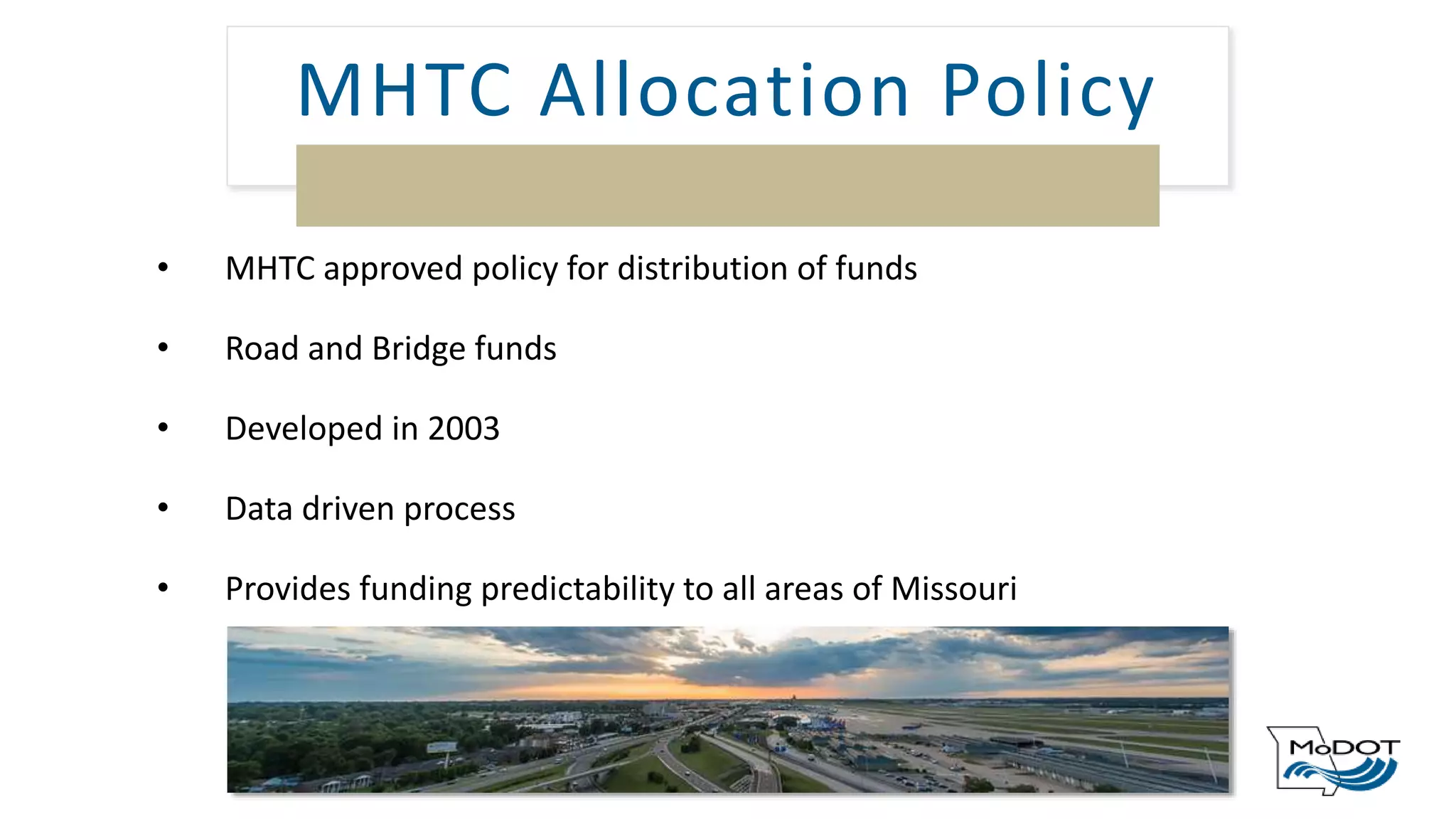 MoDOT's Planning Framework | PPT