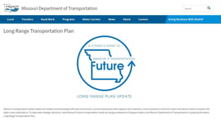 MoDOT's Planning Framework | PPTX