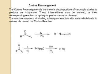 Curtius rearrgment | PPTX