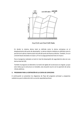 Curva de capacidad pushover | DOCX