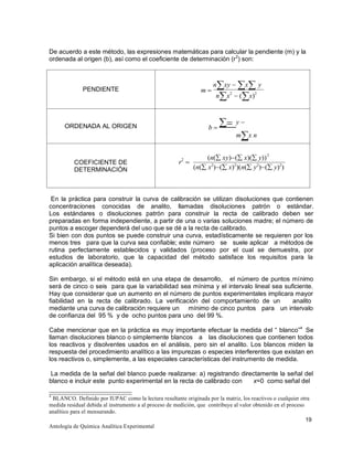 Curvas de calibrado | PDF