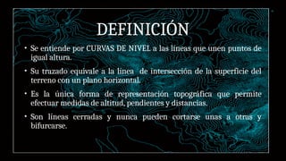 Curvas de nivel para la carrera de Arquitectura.pptx