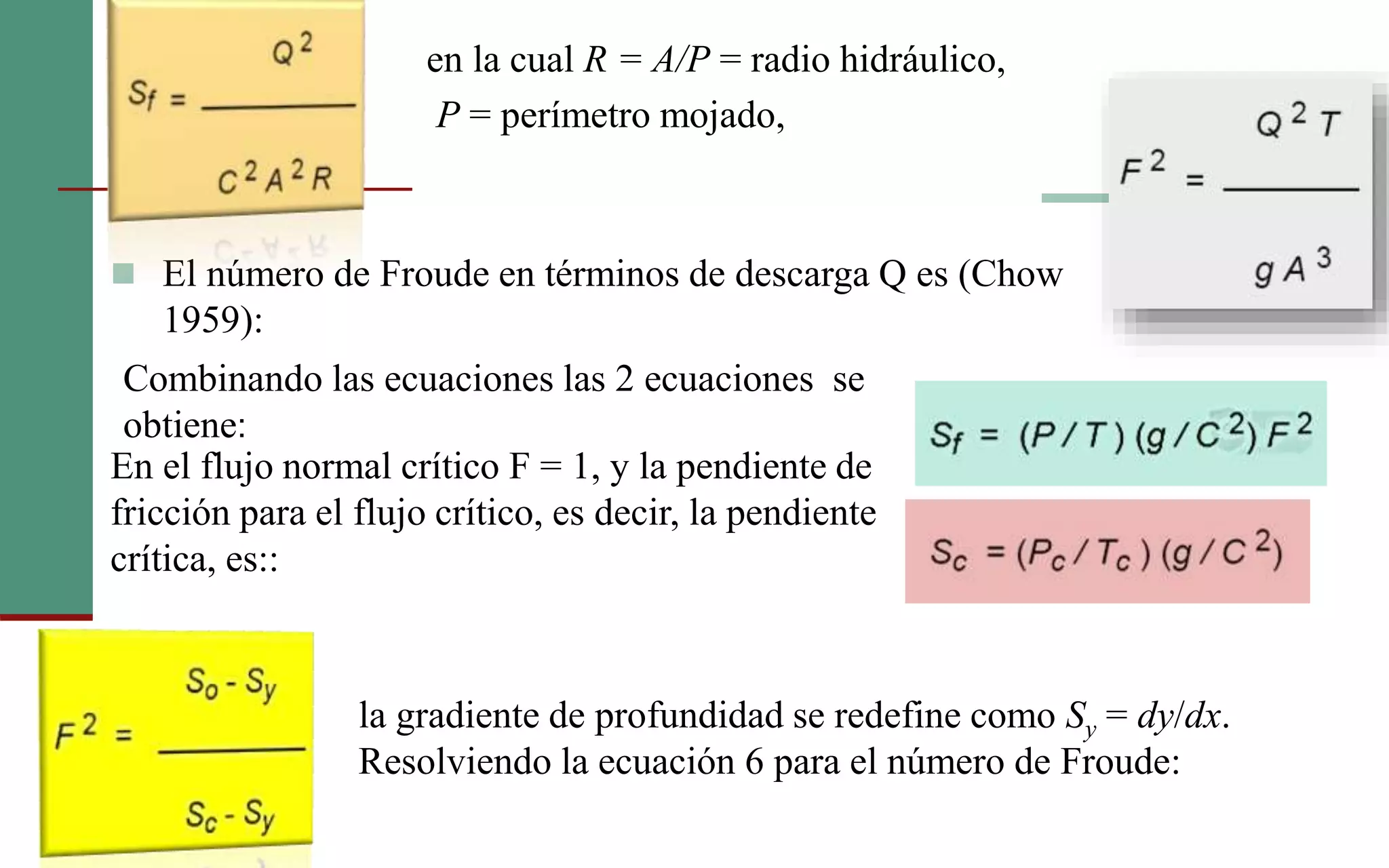 Curvas de remanso | PPT