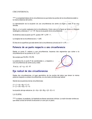 Curvas en el plano | PDF