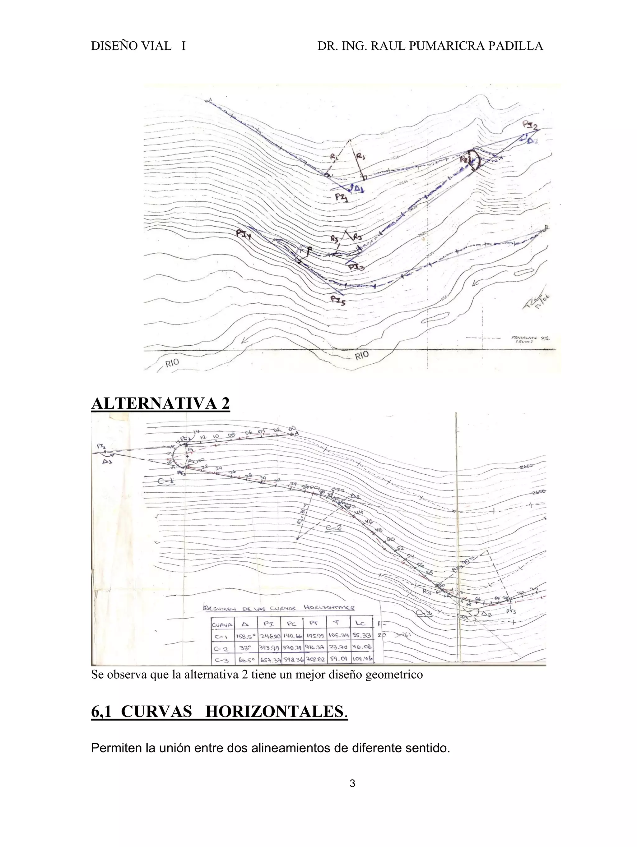 Curvas horizontales 6 ta semana ii (1) | PDF