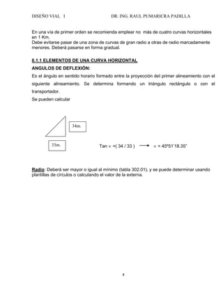 Curvas horizontales 6 ta semana ii (1) | PDF