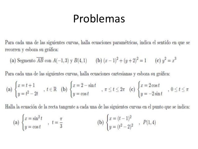 Curvas parametrizadas y derivada