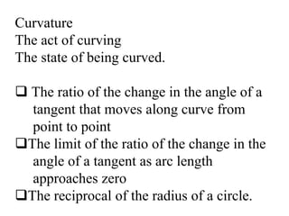 Curvature | PPTX