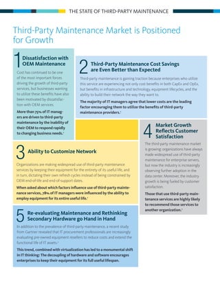 Curvature's State of the Third-Party Maintenance Market | PDF