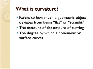 Curvature (2) | PPT