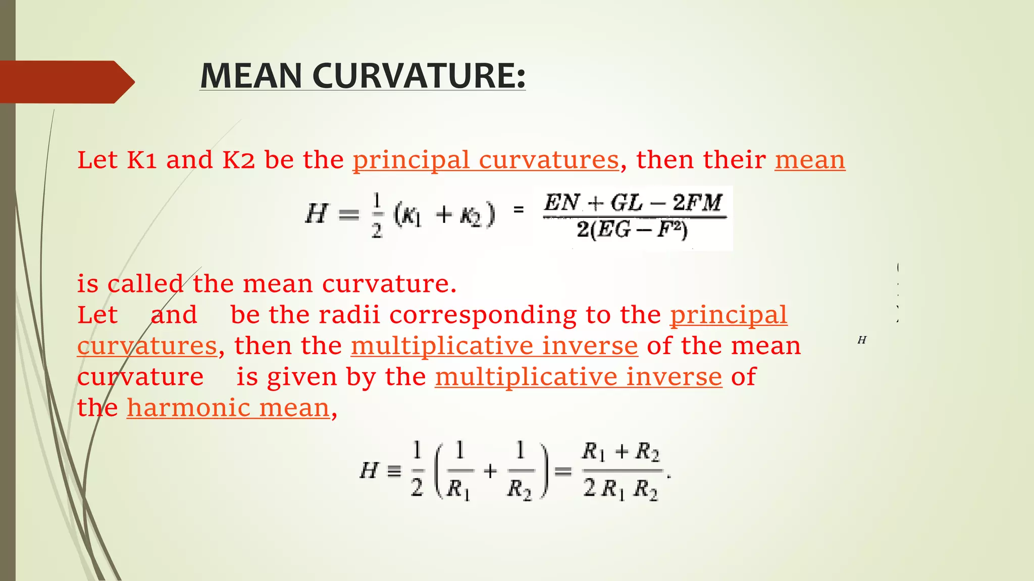 Curvature and its types | PPTX