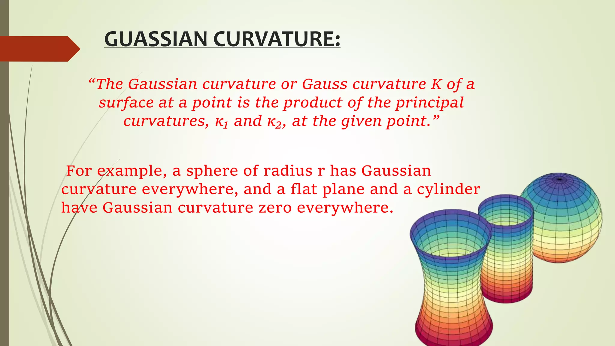 Curvature and its types | PPTX
