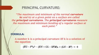 Curvature and its types | PPTX