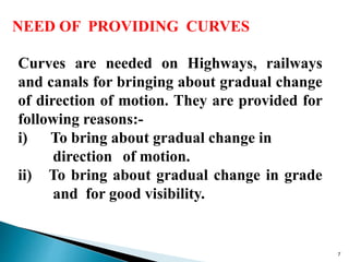 Curves and there application in Survey | PPTX