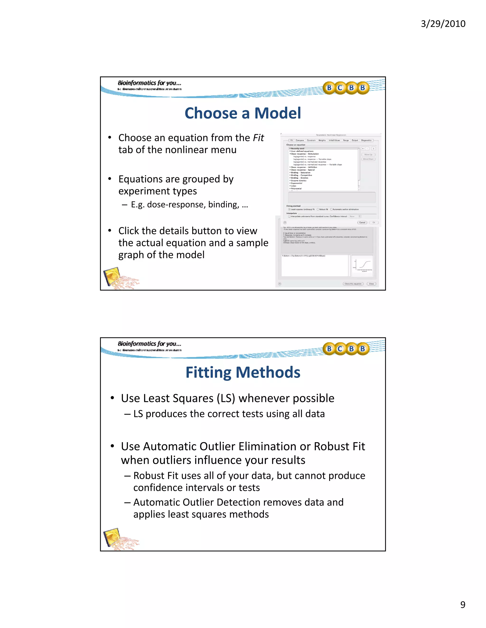 Graphpad Prism Curve Fitting Pdf Physics Science