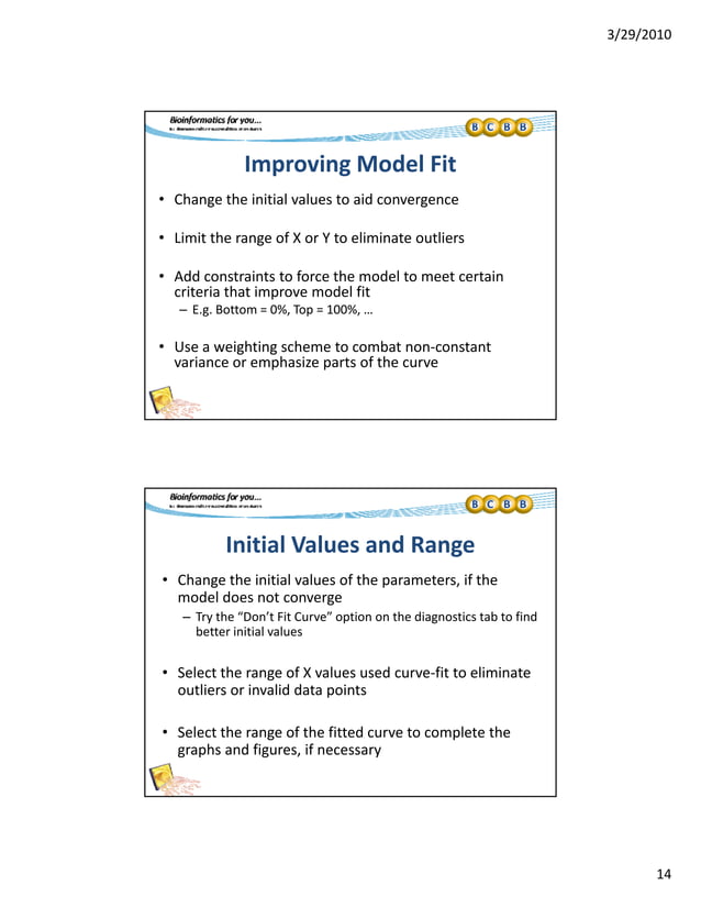 Graphpad Prism Curve Fitting Pdf Physics Science