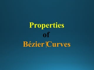 Curve modeling-bezier-curves | PPT