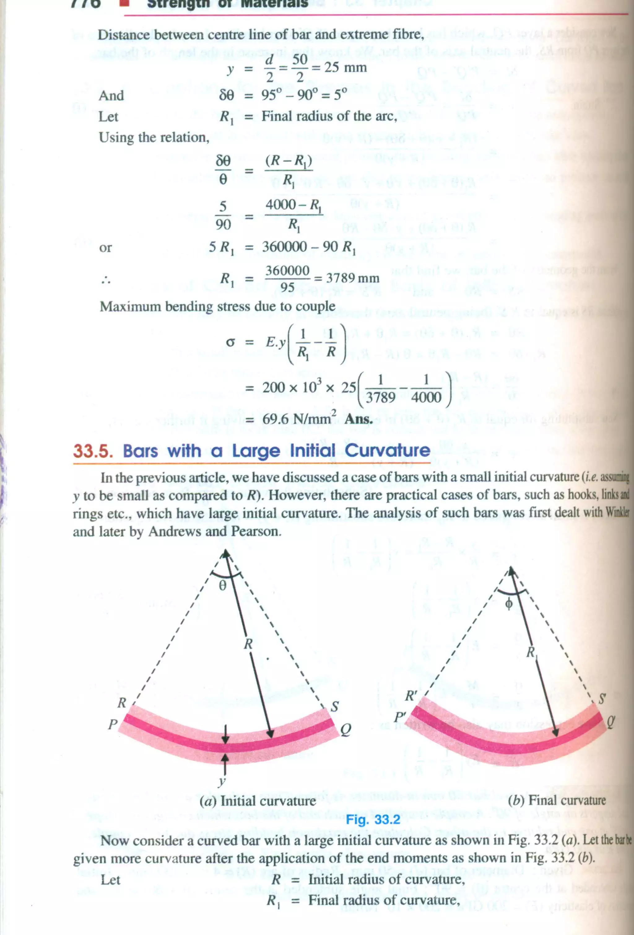 Curved beams | PDF