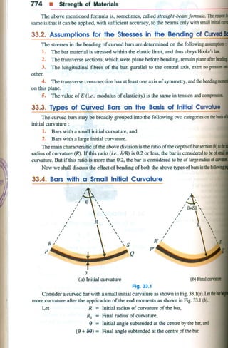 Curved beams | PDF