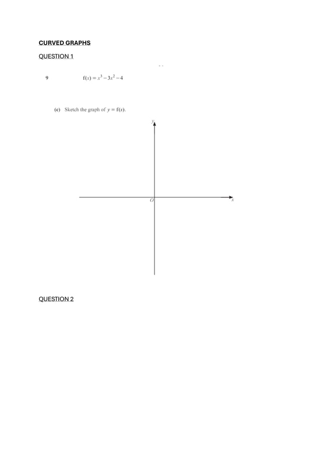 CURVED GRAPHS IGCSE MATHEMATICS PRACTICE.pdf | Physics | Science