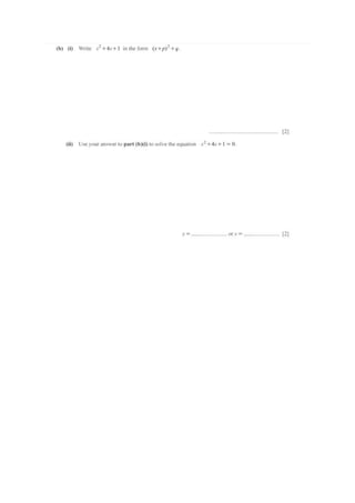 CURVED GRAPHS (2) IGCSE MATHEMATICS PRACTICE pdf | PDF