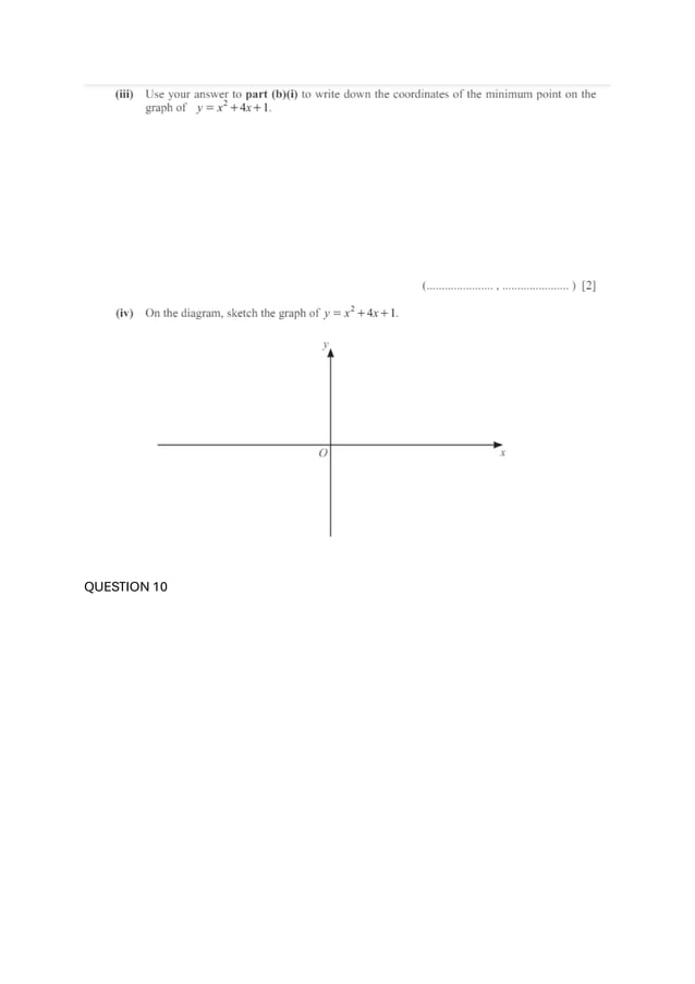 CURVED GRAPHS (2) IGCSE MATHEMATICS PRACTICE pdf | PDF