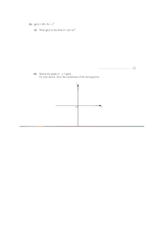 CURVED GRAPHS (2) IGCSE MATHEMATICS PRACTICE pdf | PDF