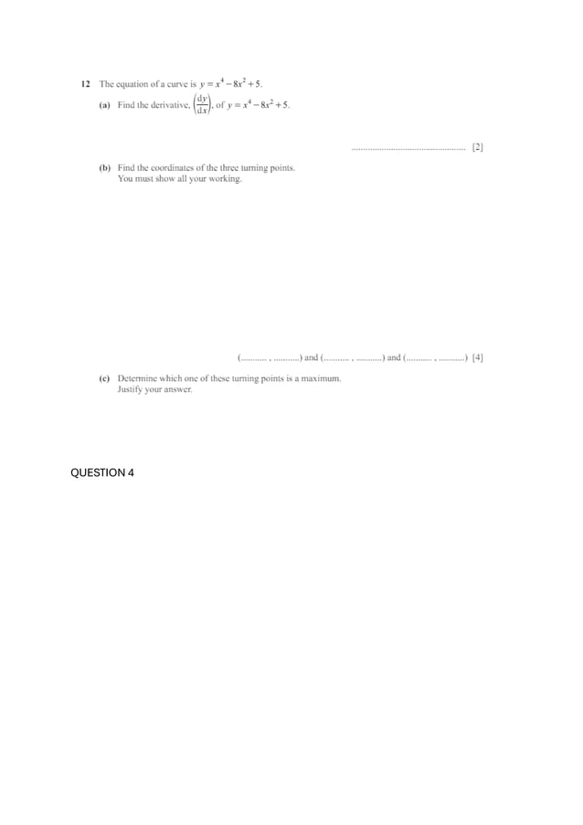 Curved Graphs 2 Igcse Mathematics Practice Pdf Pdf