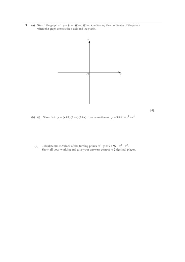 CURVED GRAPHS (2) IGCSE MATHEMATICS PRACTICE pdf | PDF