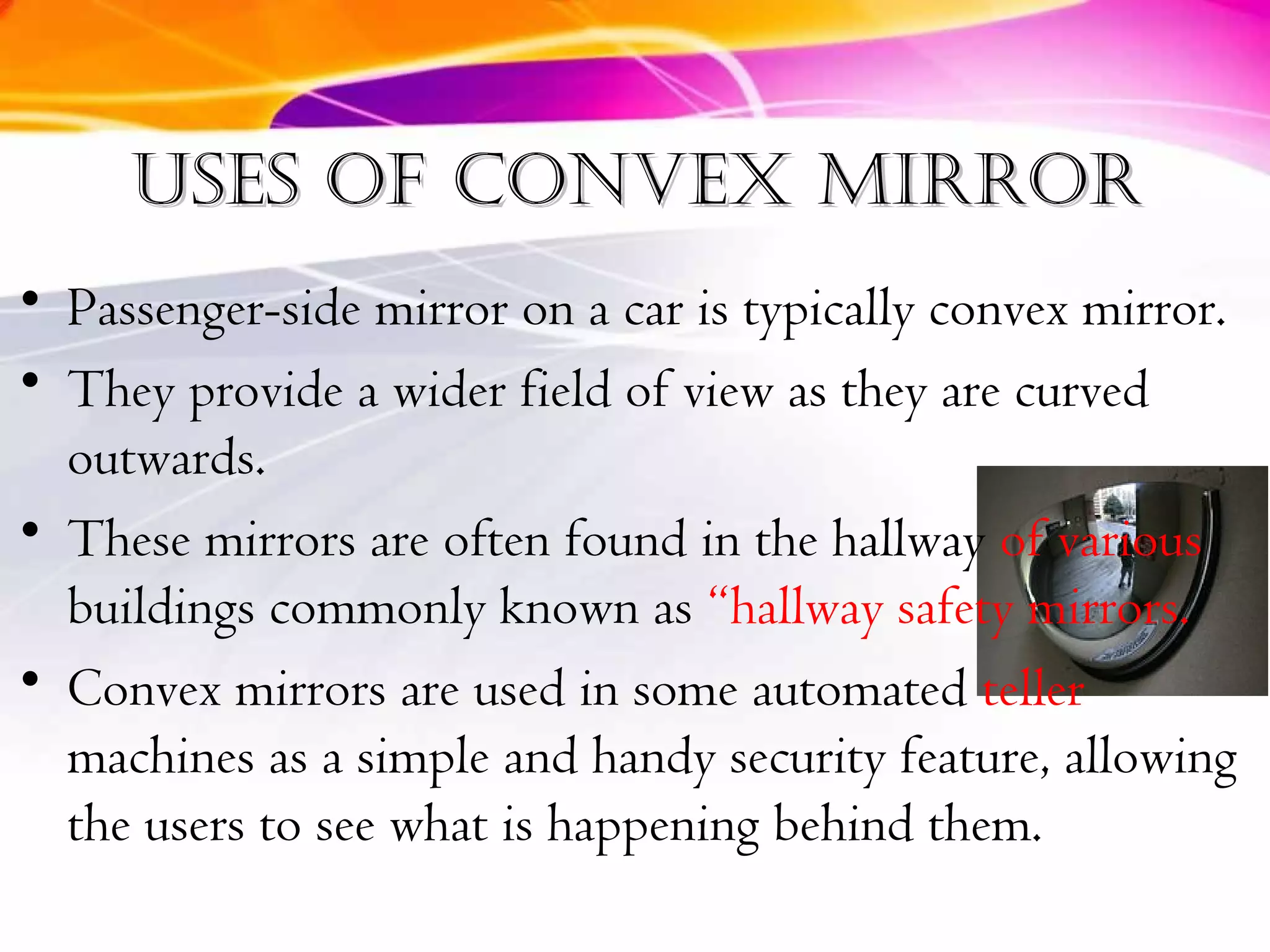 Curved mirrors | PPT