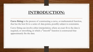 Curve fitting | PPTX
