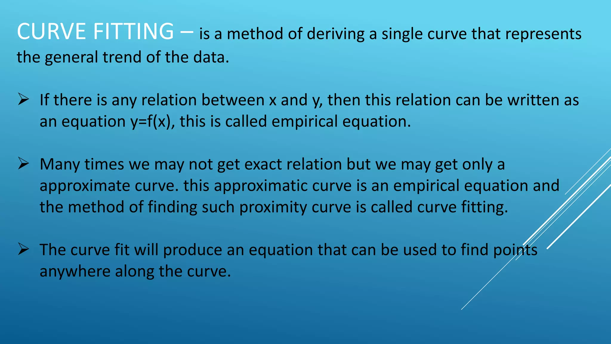 Curve fitting | PPT