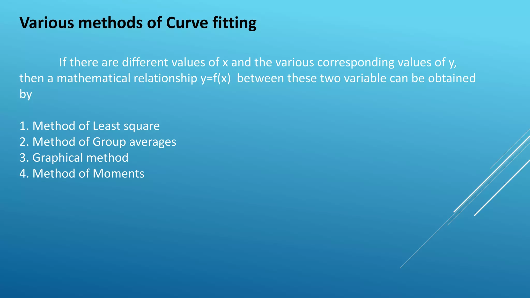 Curve fitting | PPT
