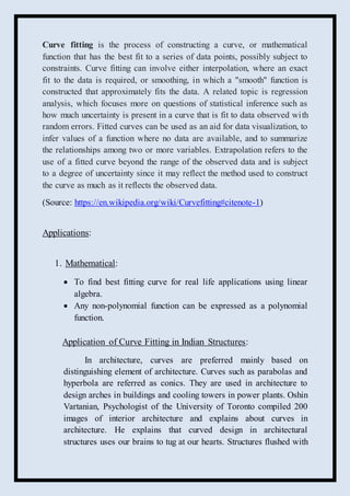 Curve Fitting - Linear Algebra | DOCX