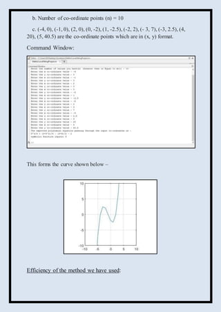Curve Fitting - Linear Algebra | DOCX