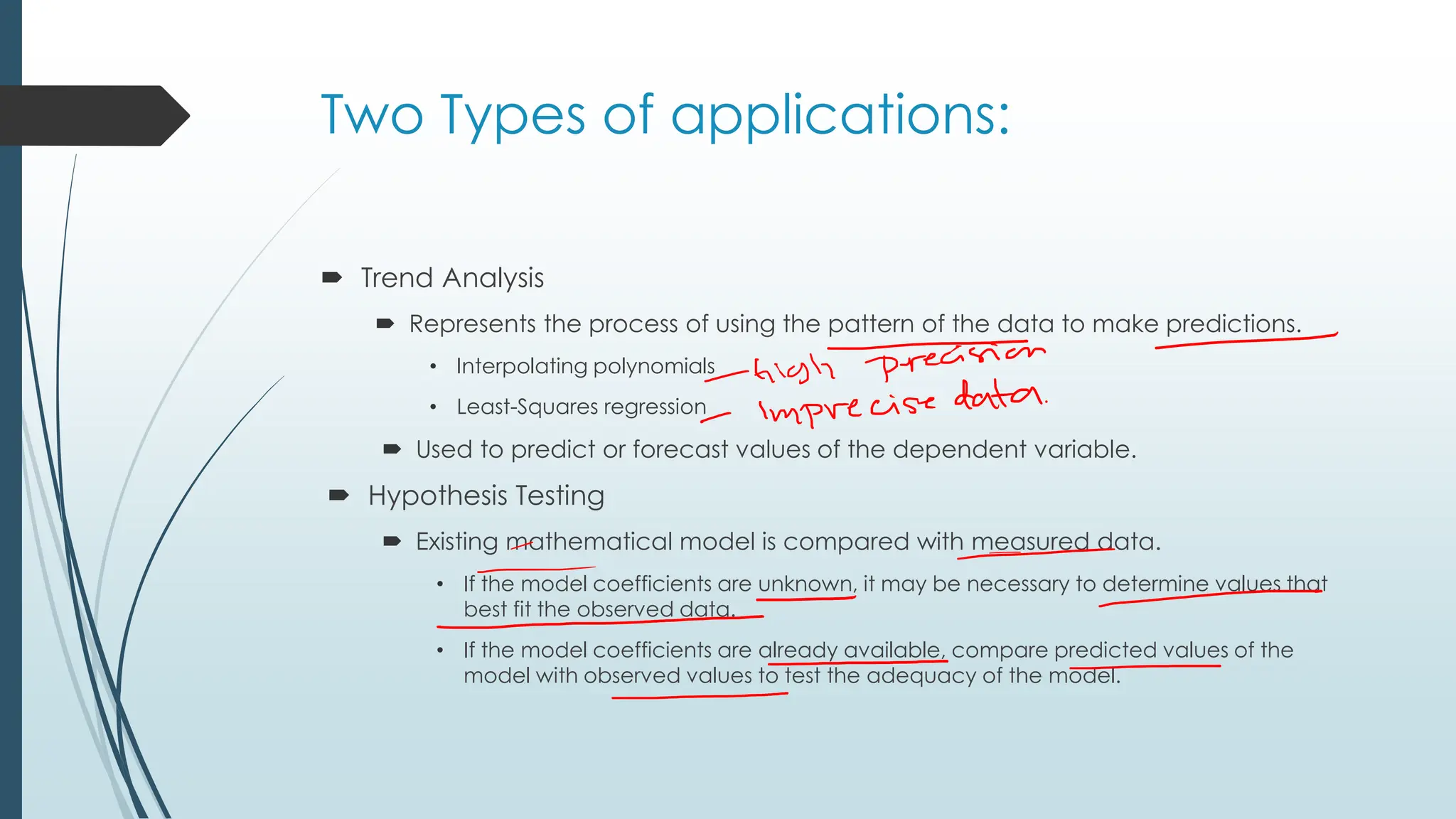 Curve Fitting And Interpolation Lecture Notespdf Physics Science