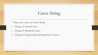 Curve fitting of exponential curve | PPTX | Physics | Science
