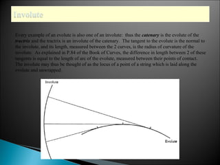Curve generation %a1 v involute and evolute | PPT