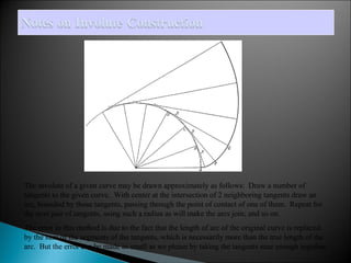 Curve generation %a1 v involute and evolute | PPT